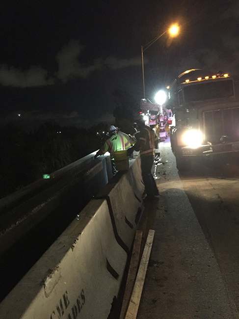 FDOT Broward County Construction - I-595 to I-95 Ramp Bridge Railing ...