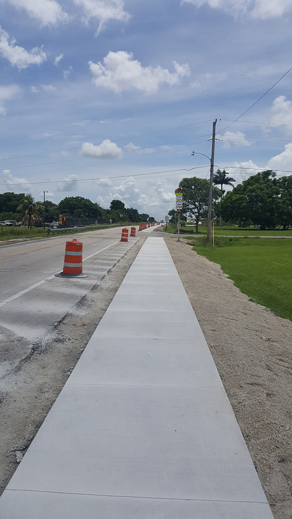 FDOT Palm Beach County Construction - SE Avenue G Sidewalk Improvements ...