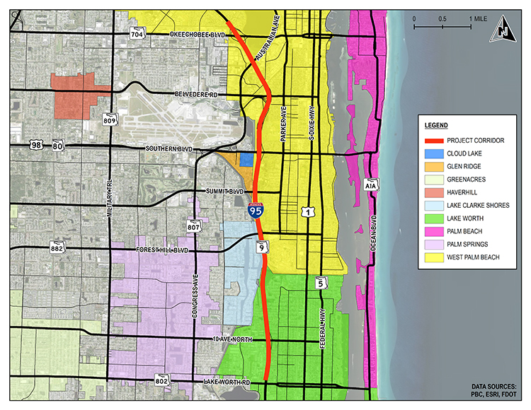 FDOT Palm Beach County Construction- PD&E Study for SR 9/I-95 from 6 ...