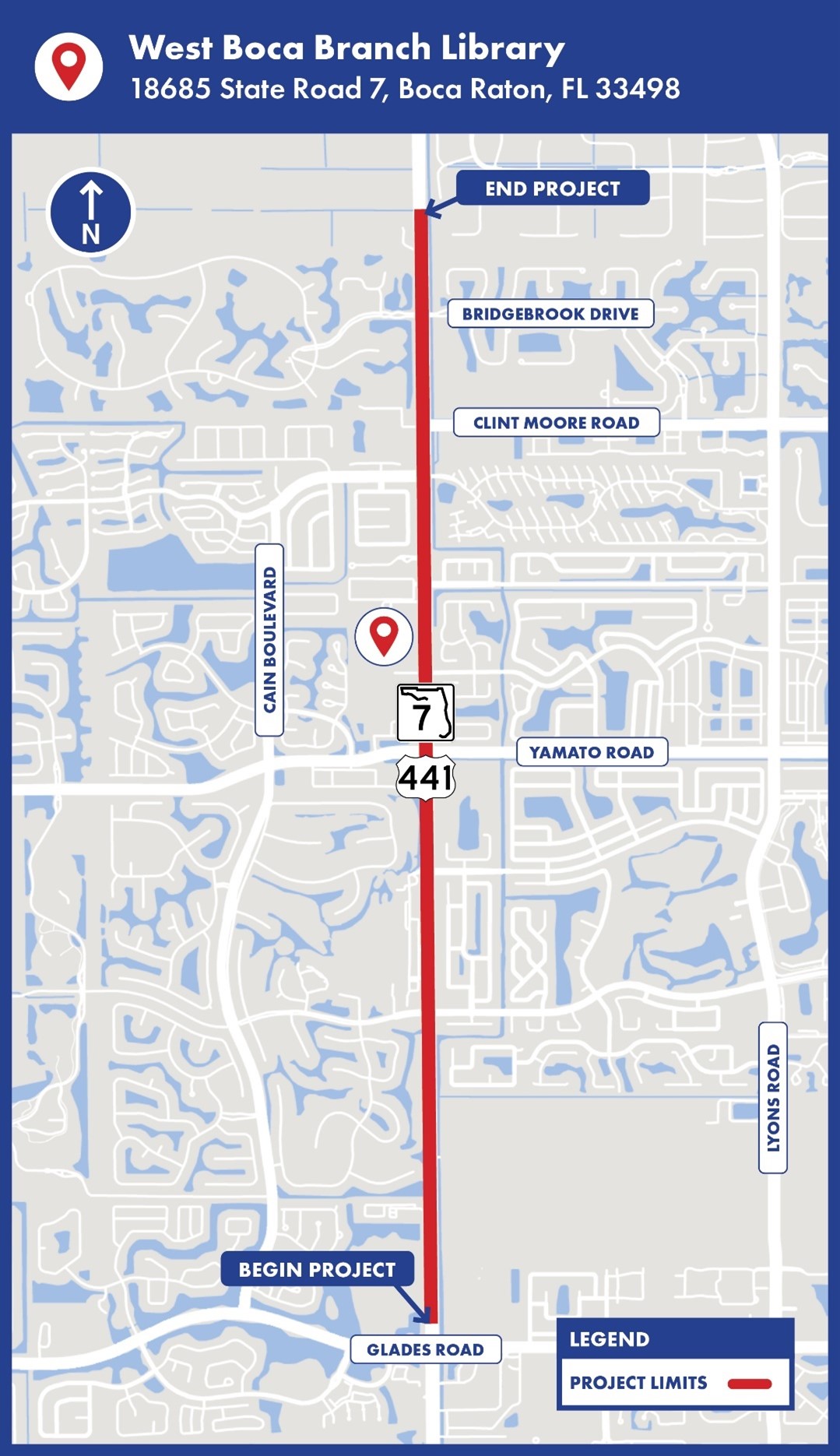 FDOT Palm Beach County Construction - State Road (SR) 7/US 441 from ...