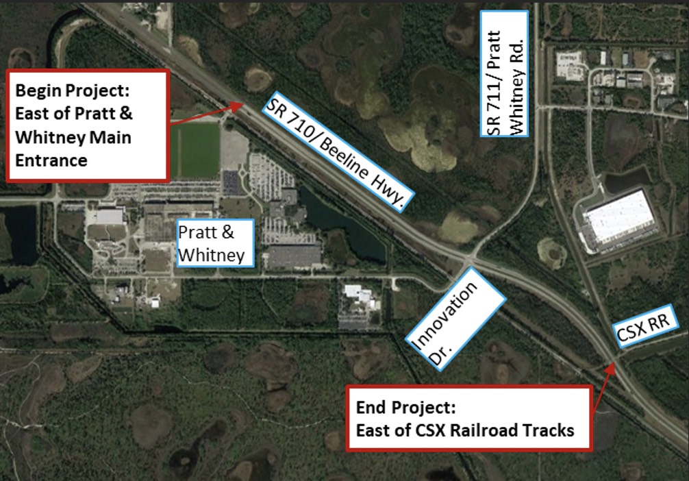 FDOT Palm Beach County - SR 710/ Beeline Highway from east of Pratt ...