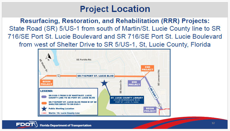 FDOT Treasure Coast Construction - State Road (SR) 5/US 1 and SR 716/SE ...